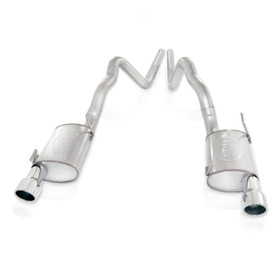Stainless Works 2007-10 Shelby GT500 3in Catback X-Pipe S-Tube Mufflers ...