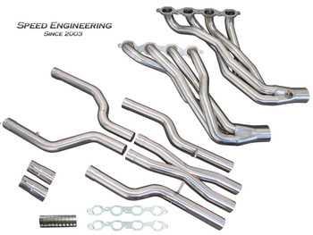 Speed Engineering - 2" Long Tube Headers w. X-Pipe - Gen 6 Camaro LT1 ...