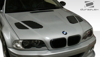 2001-2006 BMW M3 E46 E46 2DR Duraflex GTR Look Hood - 1 Piece / Vehicle ...