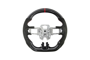 EOS Carbon Fiber Steering Wheel w. Alcantara w/o Button Cover - 18-23 ...