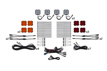 Diode Dynamics Single-Color Rock Light Installer Kit (12-pack) - DD7746