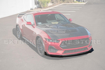 EOS Front Splitter Extension - Primed Black - 2024+ Mustang GT S650 ...