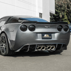 EOS Rear Diffuser Race Style - Carbon Fiber - C6 Corvette Base / GS ...