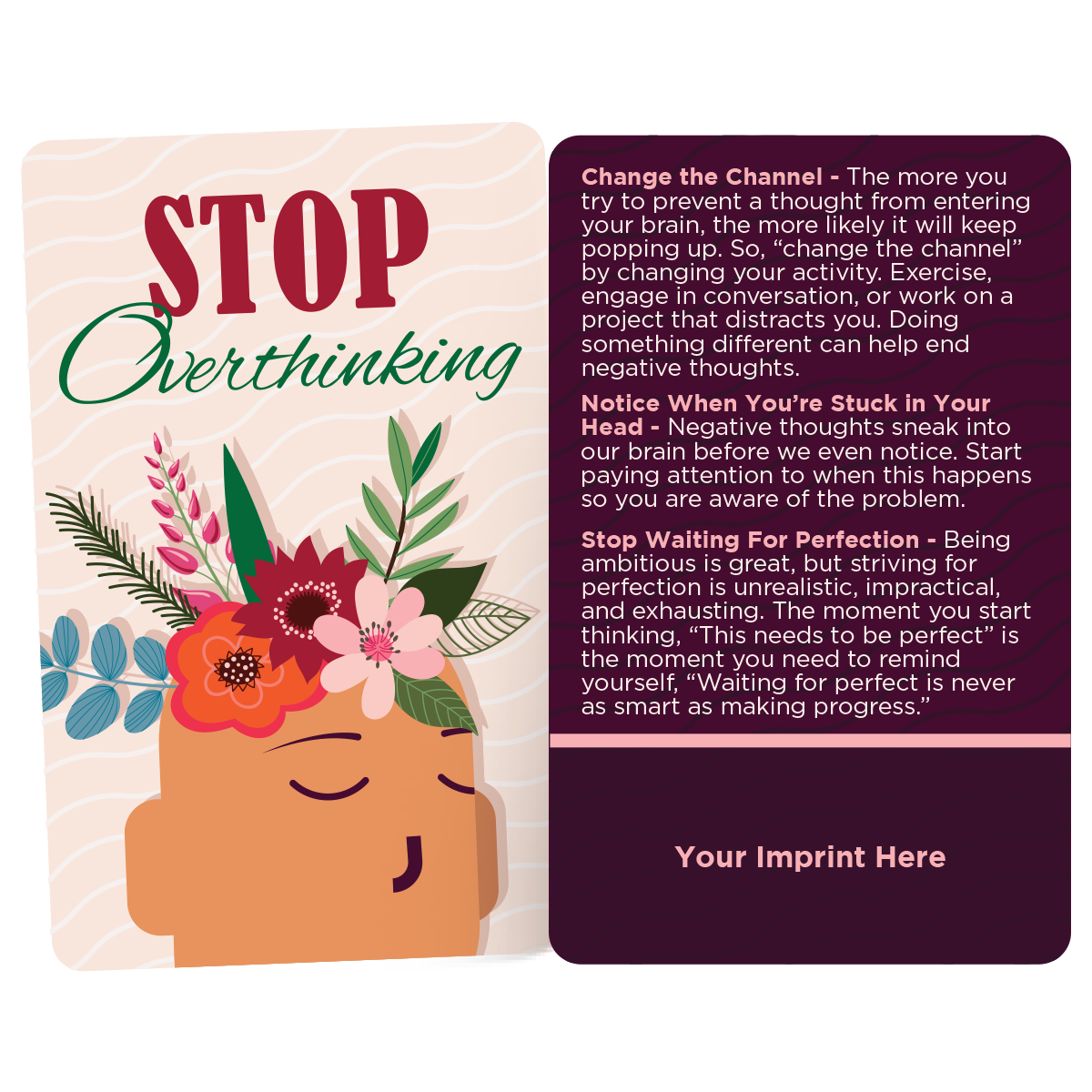 Stop Overthinking Wallet Card