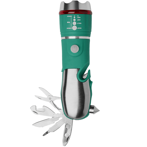 Teal Multi Tool with Flashlight