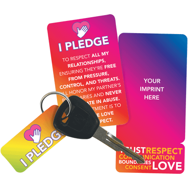 Healthy Relationship Pledge Key Tag