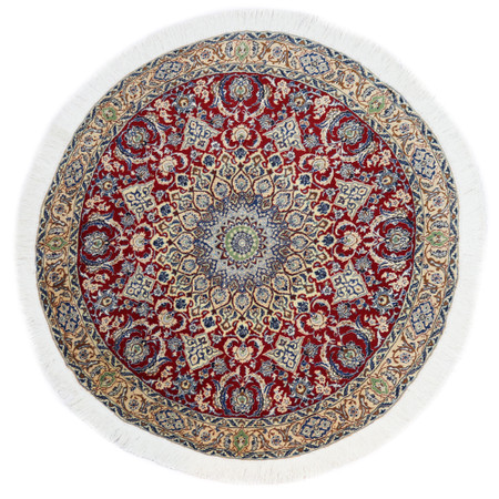 Nain Fine Round Persian Rug (Ref 649) 150cm Diameter - Persian Rug Co.