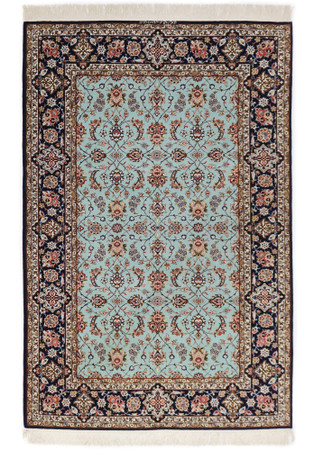 Isfahan Fine Floral Persian Rug (Ref 527) 232x155cm - Persian Rug Co.