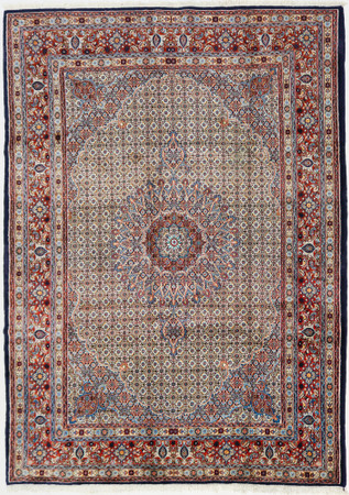 Birjand Fine Silk Inlay Persian Rug (Ref 186) 288 x194cm - Persian Rug Co.