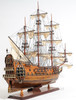 HMS Fairfax Royal Navy Wooden Tall Ship Model Sailboat 35" Boat ...