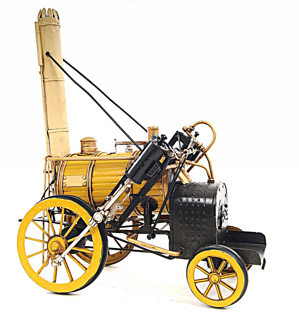 Stephenson's Rocket Steam Locomotive 1829 Metal 18" Model Train ...