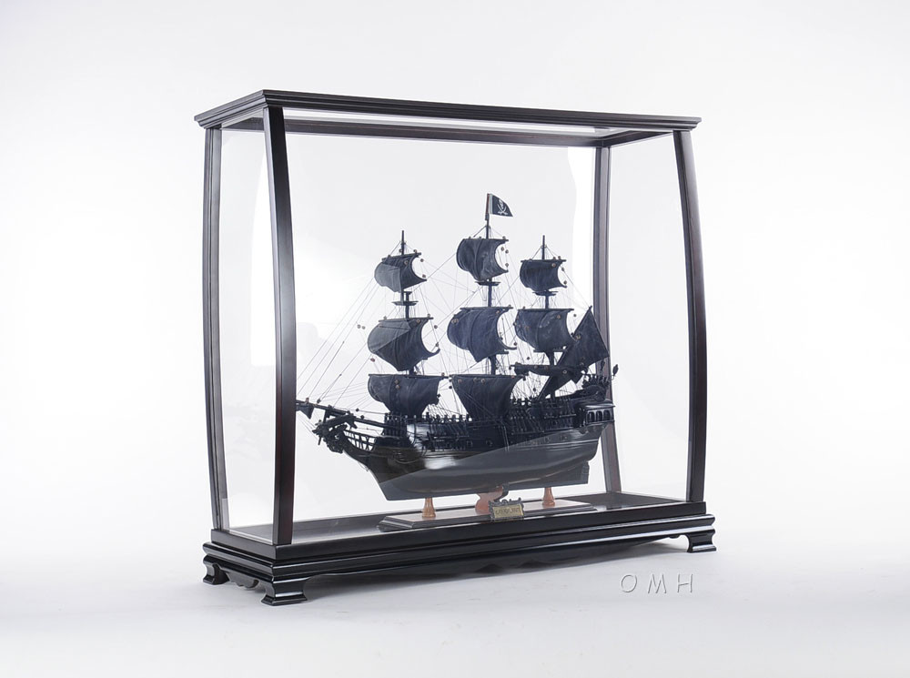 Tall Ship Boat Yacht Sailboat Model Display Case Wood Medium 34 ...