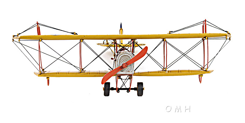 Curtis JN-4 Jenny Biplane Metal Desk Top Model 11" WW1 Airplane ...