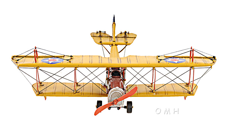 Curtis JN-4 Jenny Biplane Metal Desk Top Model 11" WW1 Airplane ...