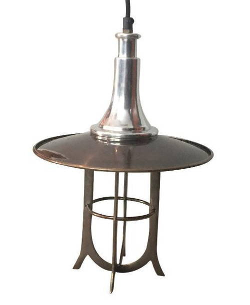 Nautical Ship Cargo Hold Chrome Metal Pendant Hanging Lamp Light 66 ...