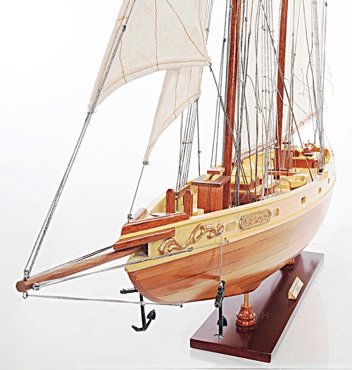 Privateer Lynx Topsail Schooner Ship Model 34" Pirate Sailboat ...