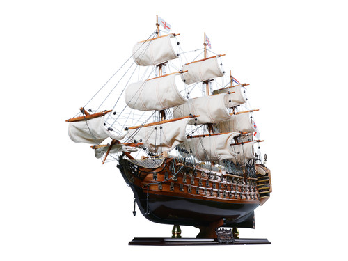 HMS Victory Full Blowing Sails Wood Model 30 HMS Victory Full Blowing Sails Wood Model 30