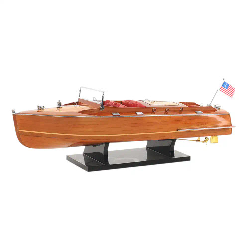 Chris Craft Runabout Wood Model 24" Classic Mahogany Speed Boat ...