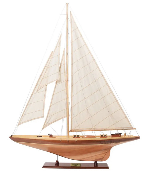 Shamrock V America's Cup Yacht Wooden Model 32" U.K. Challenger ...