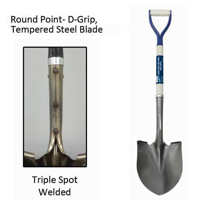 Round Point Shovel - National Metal Industries Inc - B2B