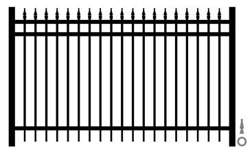 Avant Series - C1 Traditional Straight Picket With Finials - National ...