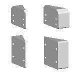 200 Series - 45 Degree Professional Rail Mounting Wedge Set - National ...