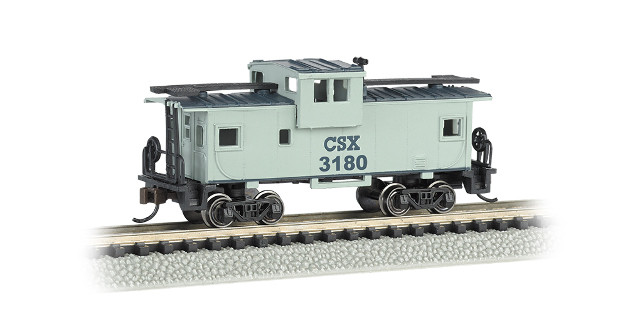 Bachmann 70755 N Scale CSX #3180 - 36' WIDE-VISION CABOOSE - Crazy ...