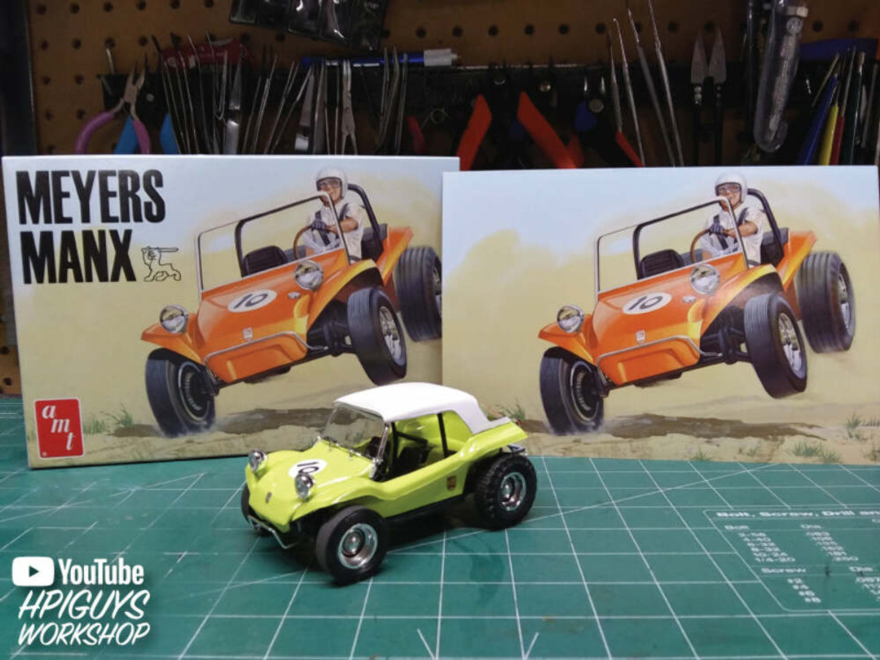 Amt Models 1320 125 Scale Meyers Manx Dune Buggy Original Art Model