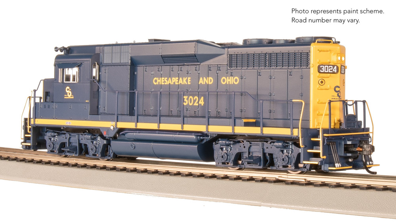 Broadway Limited 9153 HO GP30 C&O #3034 Diesel DC No Sound New - Crazy Model Trains