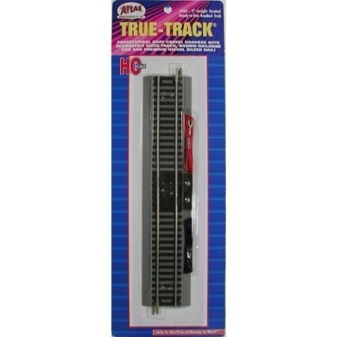 Atlas HO Scale True-Track 9 inch Terminal Straight Track - Crazy Model ...