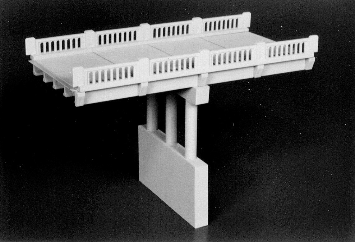 Rix Products 0102 HO Scale Early 50? Hwy. Overpass W/Pier - Crazy Model ...