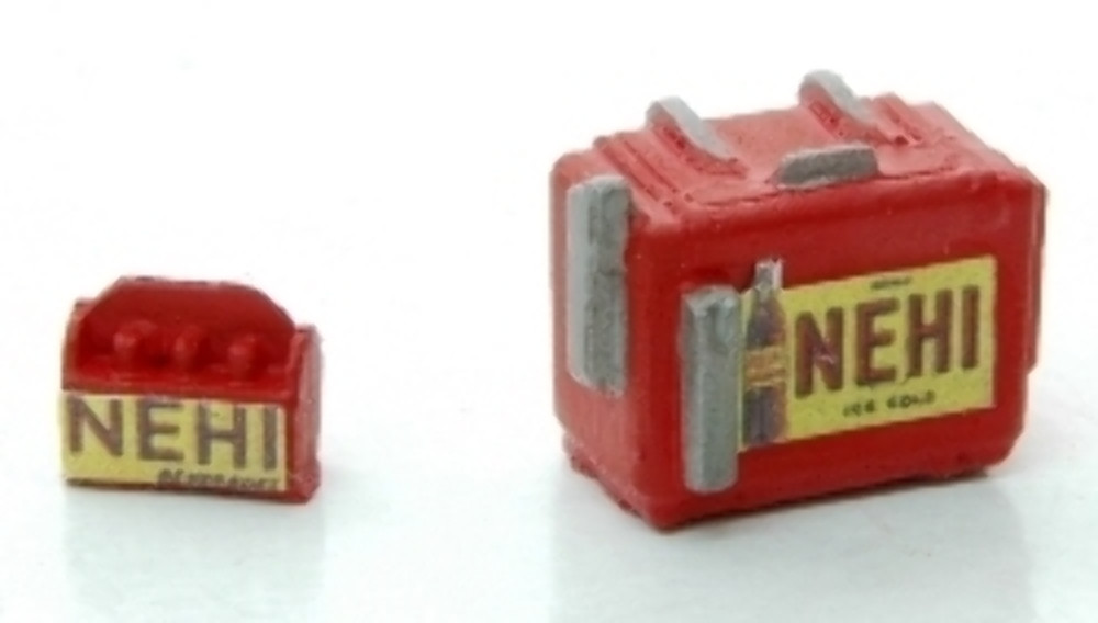 JL Innovative Design 736 HO Scale Custom Chest Soda Machine/Case Nehi ...