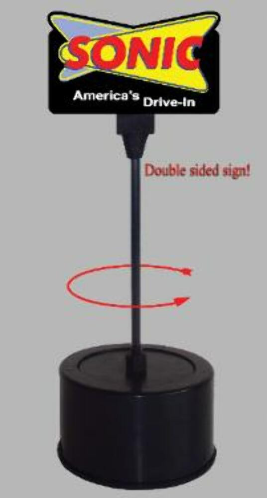 Miller Engineering 55-105 HO/O Scale Sonic Rotating Sign - Crazy Model ...