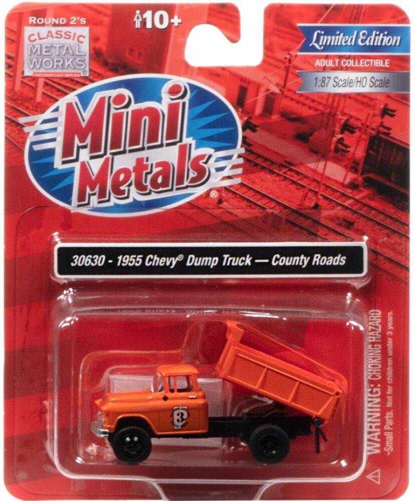 Classic Metal Works 30630 HO Scale 1955 Chevy Dump Truck County Roads ...