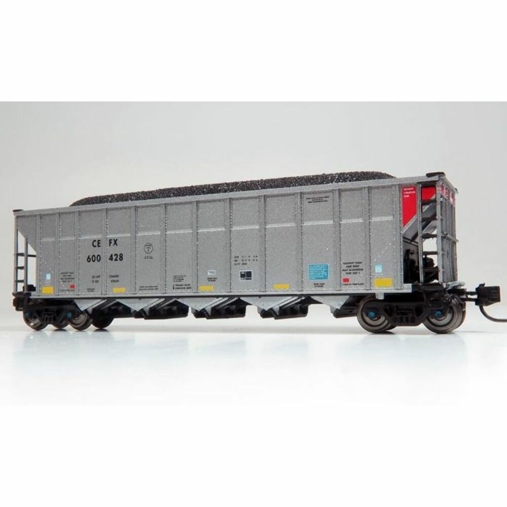 Rapido 538006A N Scale CEFX AutoFlood III RD Coal Hopper Single Car ...