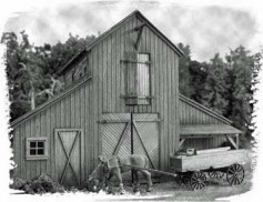 Bar Mills Models 0502 HO Scale Barn At Jackson Corners (Kit) - Crazy ...