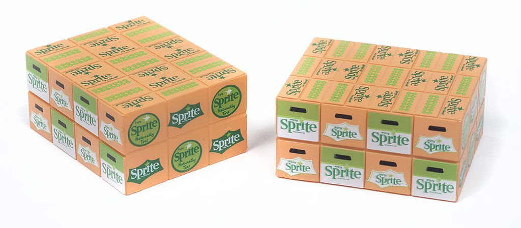 Classic Metal Works 20252 HO Scale Stacked Shipping Cases (Sprite ...