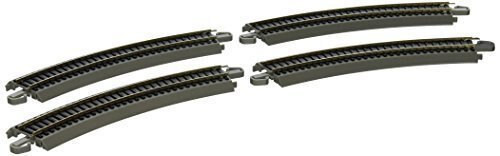 Bachmann 44505 HO Scale E-Z Track 15" Radius Curved Track (4/card ...