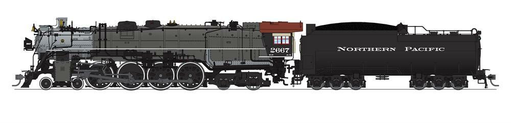 Broadway Limited 6962 HO Scale Northern Pacific Pre-1947 A-3 4-8-4 ...