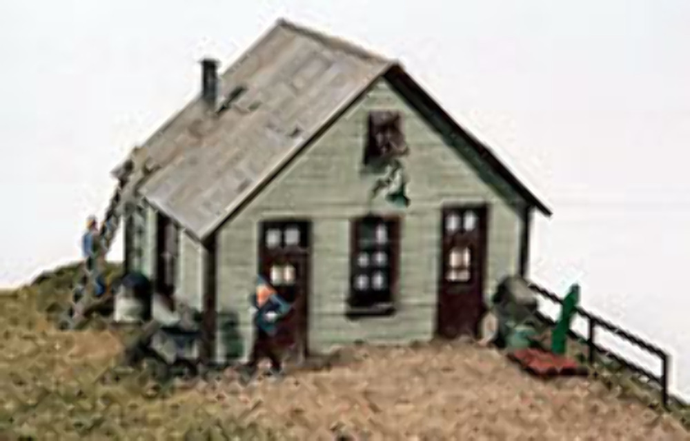 JL Innovative 451 HO Scale East Junction Yard Office - Crazy Model Trains
