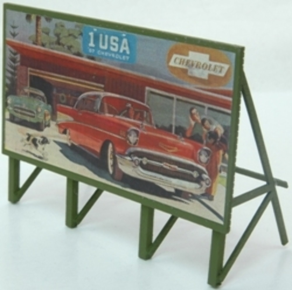 JL Innovative Design 978 HO Scale Custom Billboard 1950s Auto - Crazy ...
