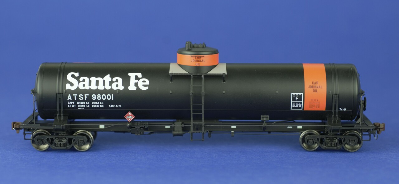 American Limited Models 1815 HO Scale ATSF GATC Tank Car Orange Band ...