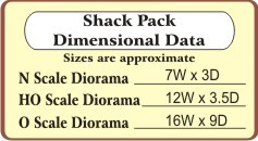 Bar Mills Models 0991 N Scale Shack Pack (Kit) - Crazy Model Trains