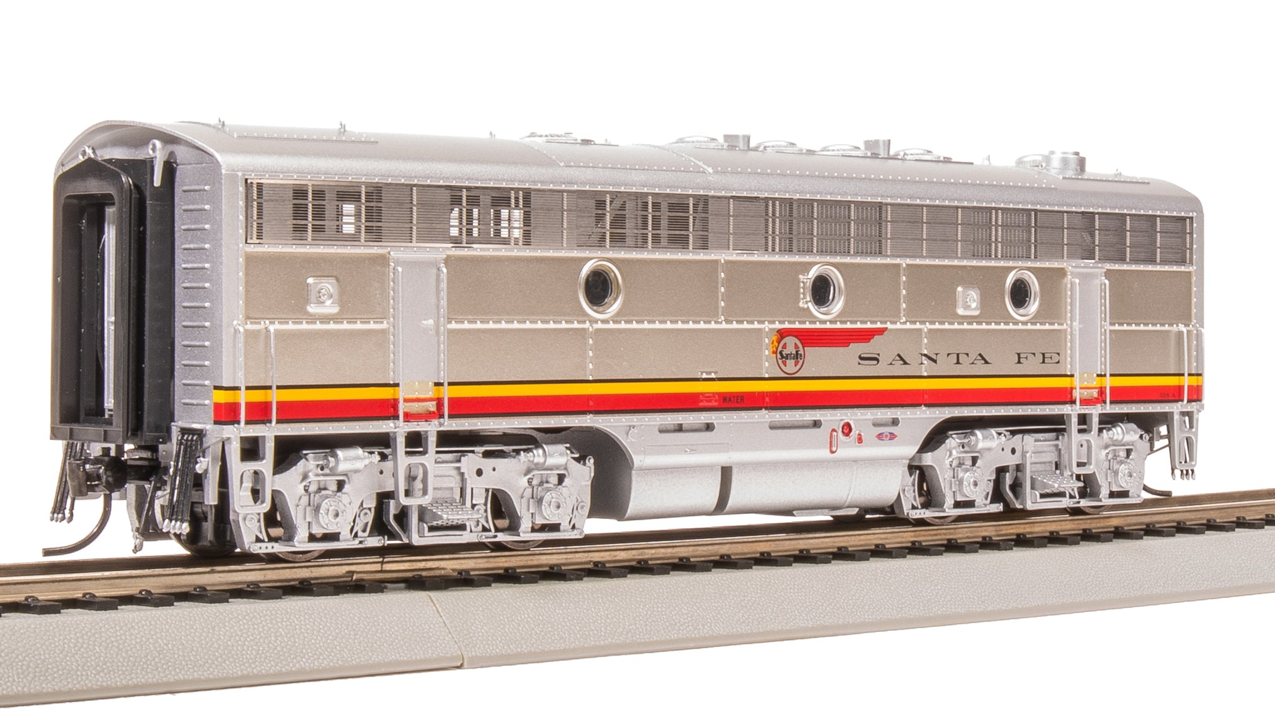 Broadway Limited 8301 HO Scale ATSF EMD F7B Warbonnet 1950's Details Diesel #328B - Crazy Model ...
