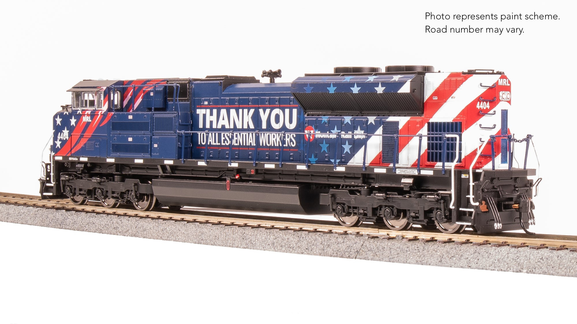 Broadway Limited 8673 HO Scale Montana Rail Link EMD SD70ACe 4404 (DCC ...