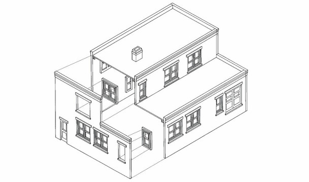 Design Preservation Models 20300 HO Scale C. Smith Packing House Kit ...