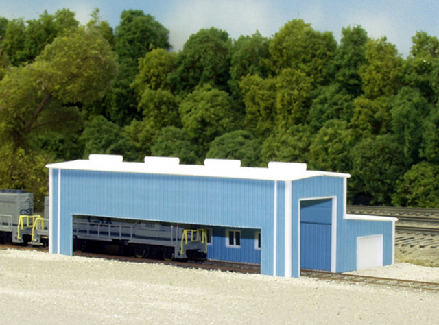 Pikestuff 8008 N Scale Atkinson Engine Facility Kit - Crazy Model Trains