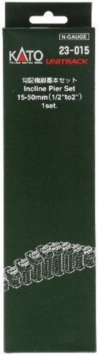 Kato 23-015 N 1/2" to 2" Incline Pier Set - Crazy Model Trains