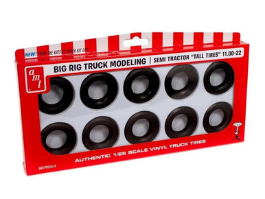 AMT PP028 1:25 Semi Truck Tall Tires Pack - Crazy Model Trains