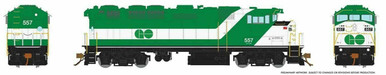 Rapido 19503 HO Scale Go Transit GMD F59PH #528 - Crazy Model Trains